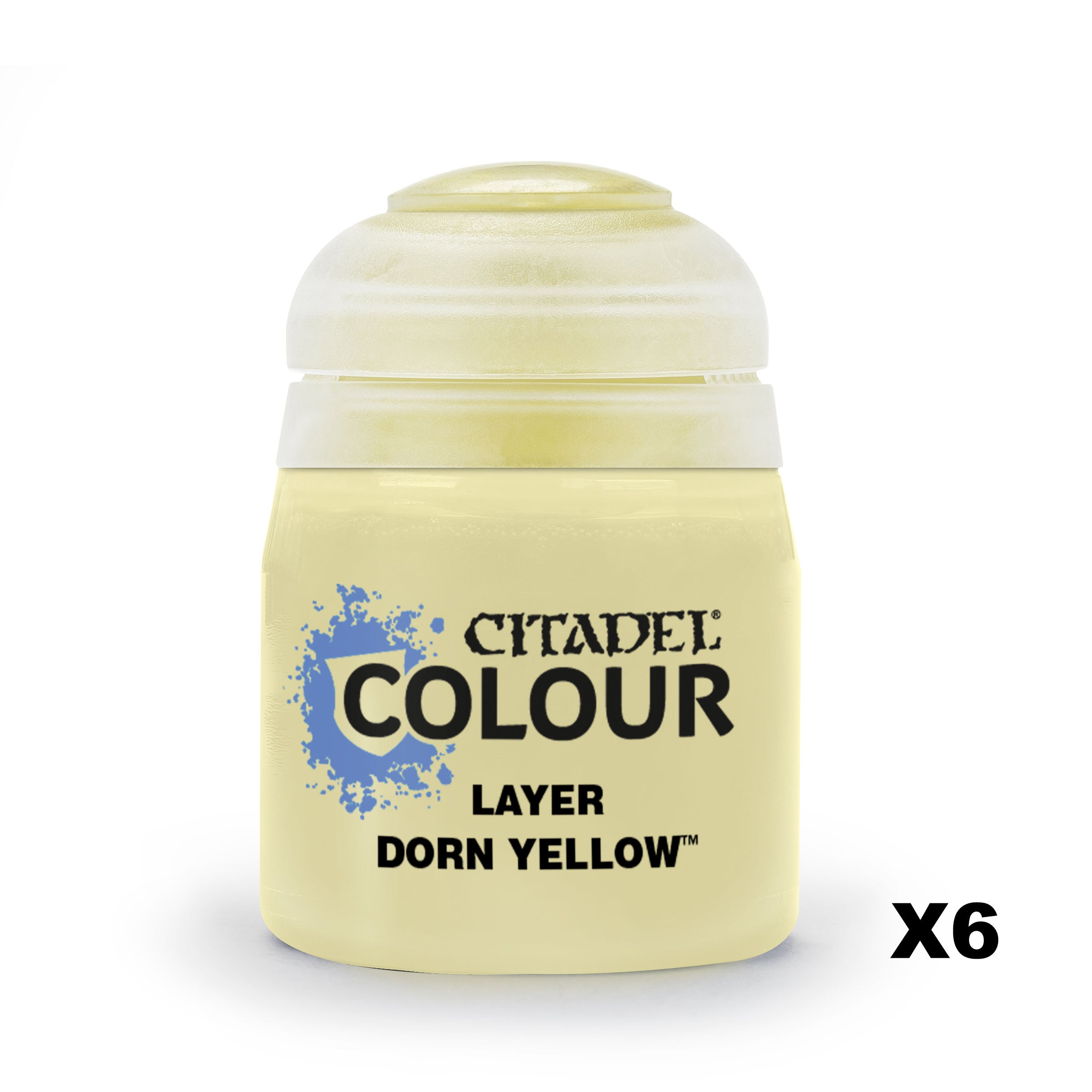 Dorn Yellow - Citadel Layer Colour Acrylic Paint Games Workshop ...